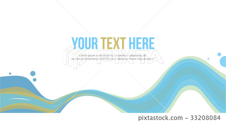 Abstract website header wave style stock - Stock Illustration [33208084 ...