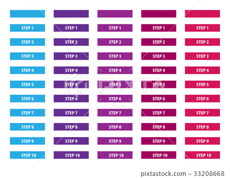 Step title - Stock Illustration [33208668] - PIXTA