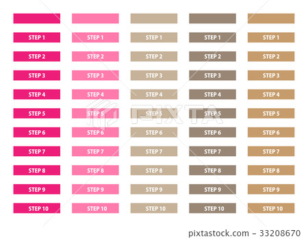 Step title - Stock Illustration [33208670] - PIXTA