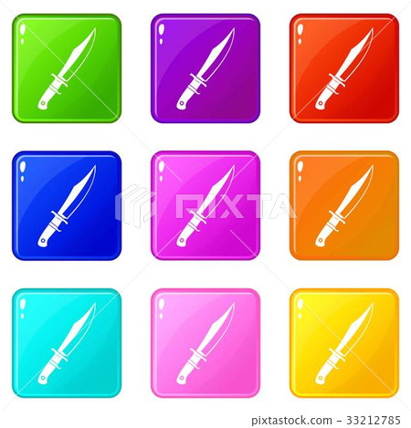 Dagger icons 9 set - Stock Illustration [33212785] - PIXTA