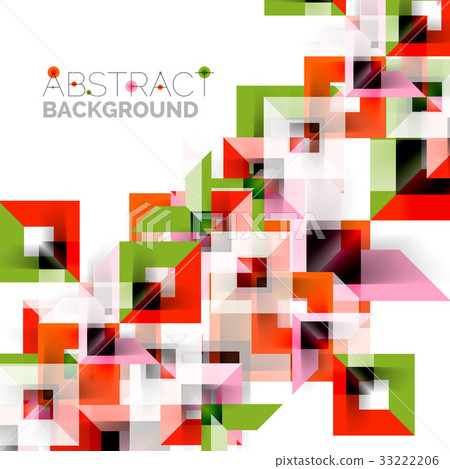 Modern square geometric pattern design on white - Stock Illustration ...