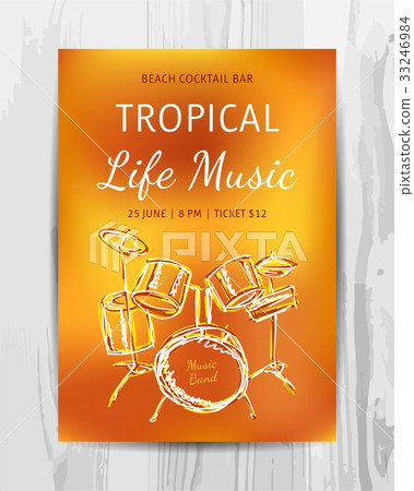 Club music concert poster - Stock Illustration [33246984] - PIXTA