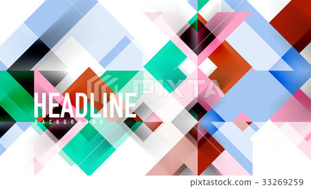 Business presentation geometric template - Stock Illustration [33269259 ...