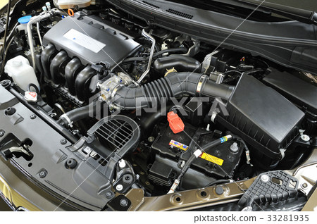 Hybrid car engine room - Stock Photo [33281935] - PIXTA