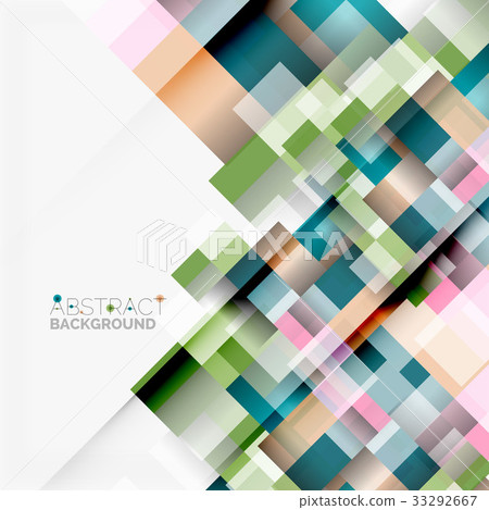 Abstract blocks template design background, simple - Stock Illustration ...