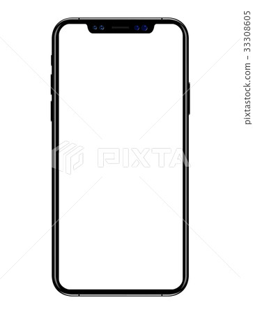 new phone vector drawing eps10 format isolated on -插圖素材 [33308605 ...
