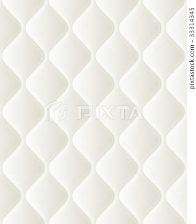 Soft seamless pattern with waves in white. EPS 10 - Stock Illustration ...