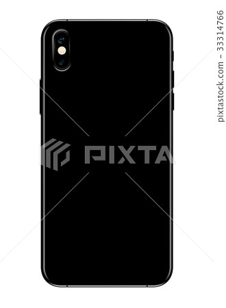 back side view new phone dual camera vector - Stock Illustration ...