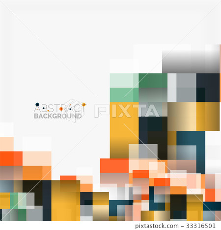 Abstract blocks template design background, simple - Stock Illustration ...