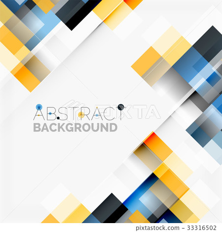 Abstract blocks template design background, simple - Stock Illustration ...