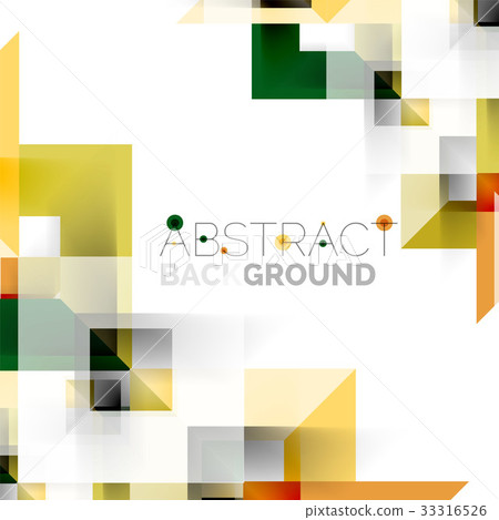 Modern square geometric pattern design on white - Stock Illustration ...