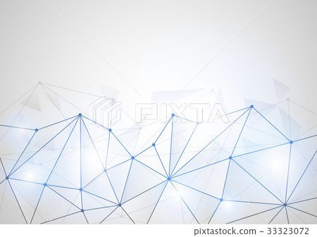 Computer generated abstract connected dots - Stock Illustration ...