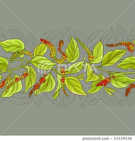black ground pepper vector pattern - Stock Illustration [33339336] - PIXTA