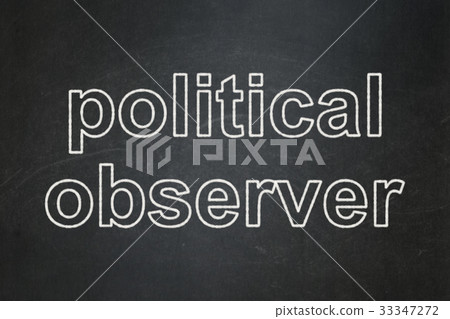 Political concept: Political Observer on - Stock Illustration [33347272 ...