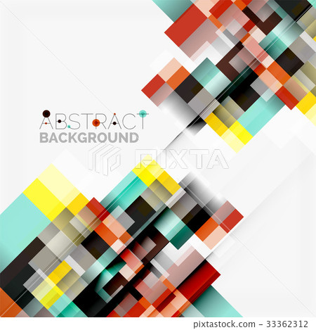 Abstract blocks template design background, simple - Stock Illustration ...