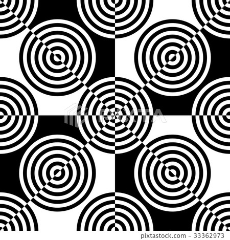 Seamless Circle, Square and Triangle Pattern - Stock Illustration ...