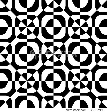 Seamless Circle, Square and Triangle Pattern - Stock Illustration ...