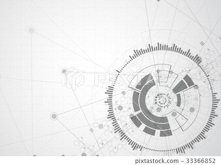 Abstract Machine technology background - Stock Illustration [33366852 ...
