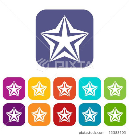 Star icons set - Stock Illustration [33388503] - PIXTA