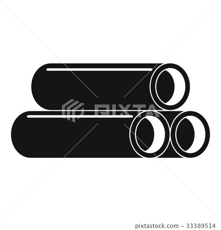 Tube icon, simple style - Stock Illustration [33389514] - PIXTA