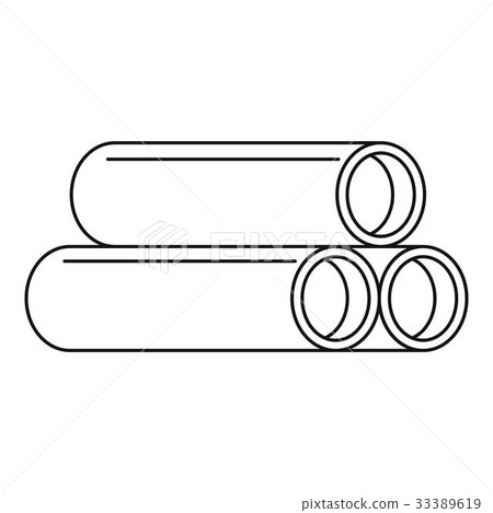 Tube icon, outline style - Stock Illustration [33389619] - PIXTA