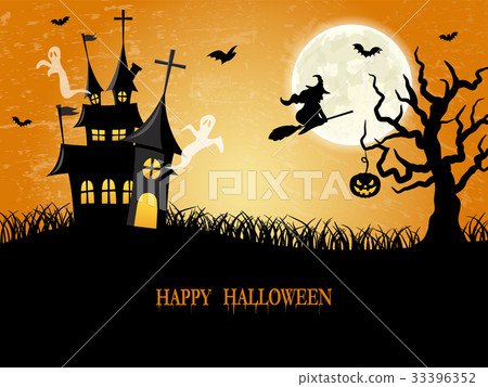 Halloween background material - Stock Illustration [33396352] - PIXTA
