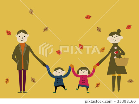 Autumn landscape image family - Stock Illustration [33398160] - PIXTA