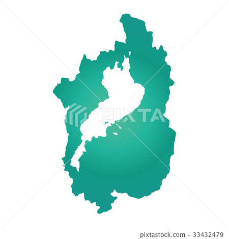 Shiga Prefecture Map - Stock Illustration [33432479] - PIXTA