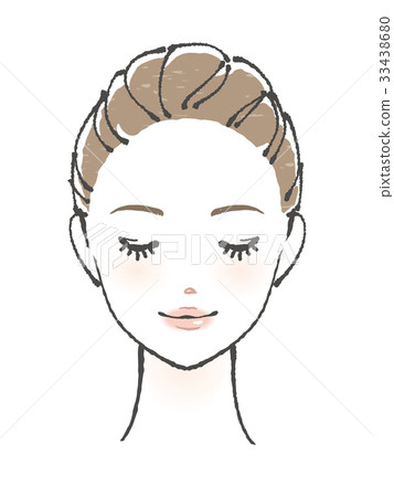 Eye stretch illustration - Stock Illustration [33438680] - PIXTA