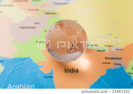Map and the Earth Global Image - Stock Photo [33465102] - PIXTA