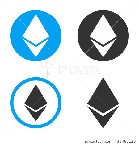 Ethereum Crystal Vector Icon Set - Stock Illustration [33469129] - PIXTA