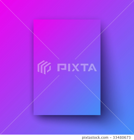 Color Poster Mock-up - Stock Illustration [33480673] - PIXTA