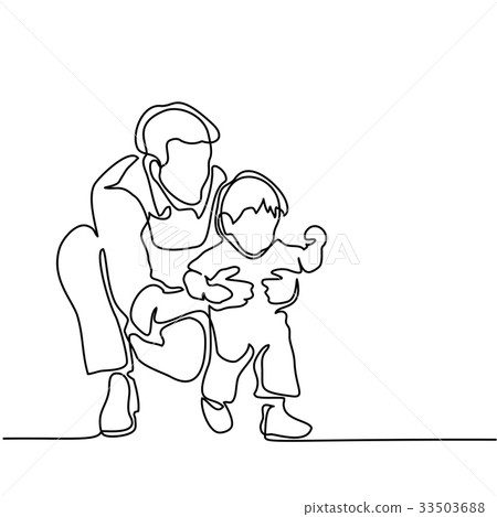 Baby Walking Drawing