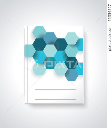 Vector design of Magazine with Geometric pattern. - Stock Illustration ...