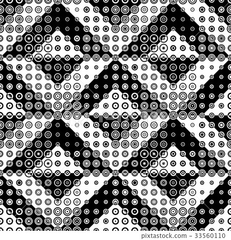 Seamless Circle, Square and Triangle Pattern - Stock Illustration ...