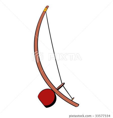 Berimbau percussion instrument icon cartoon - Stock Illustration ...