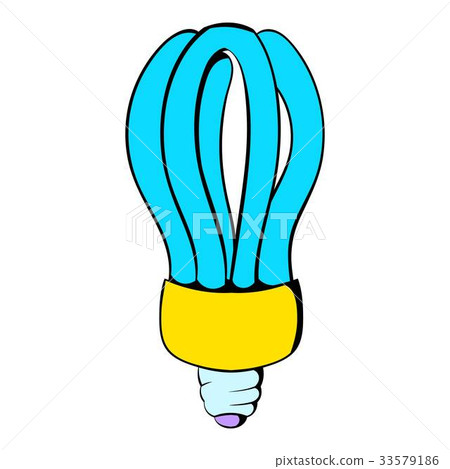 Fluorescence lamp icon cartoon - Stock Illustration [33579186] - PIXTA