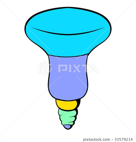 LED bulb icon cartoon - Stock Illustration [33579214] - PIXTA