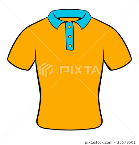 Mens polo shirt icon cartoon - Stock Illustration [33579501] - PIXTA