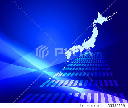 Business Japan Japan Map Business Background - Stock Illustration ...