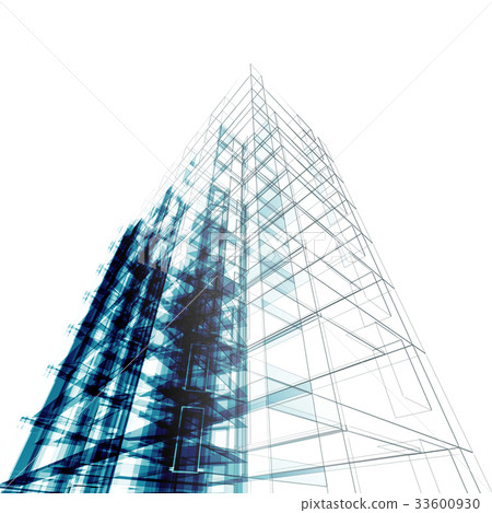 Abstract building background - Stock Illustration [33600930] - PIXTA