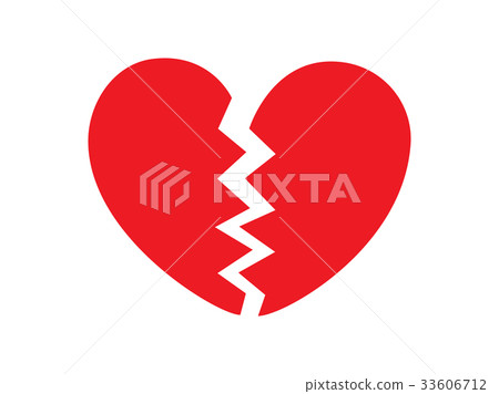 Lost love heart - Stock Illustration [33606712] - PIXTA