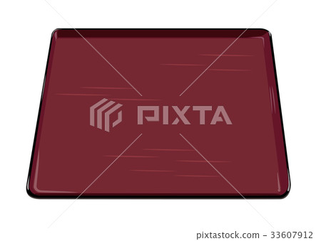 Tray (red) - Stock Illustration [33607912] - PIXTA