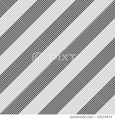 Seamless Diagonal Stripe Pattern - Stock Illustration [33619414] - PIXTA
