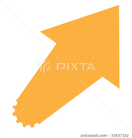 Isolated arrow - Stock Illustration [33637102] - PIXTA