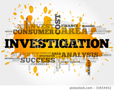 Investigation word cloud collage - Stock Illustration [33654932] - PIXTA