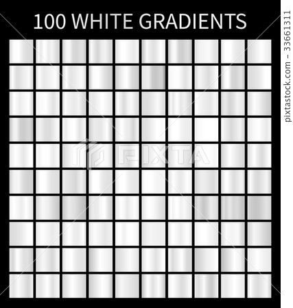 White gradients 100 big set - Stock Illustration [33661311] - PIXTA