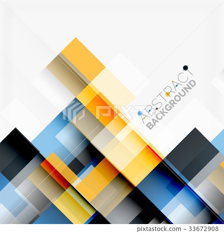 Abstract blocks template design background, simple - Stock Illustration ...