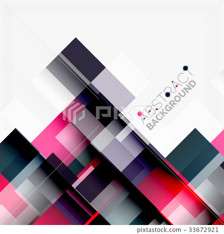 Abstract blocks template design background, simple - Stock Illustration ...