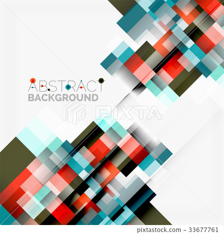 Abstract blocks template design background, simple - Stock Illustration ...